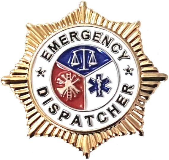 Amazon.com: 911 Market Emergency Dispatcher Lapel Pin Gold Colour ...