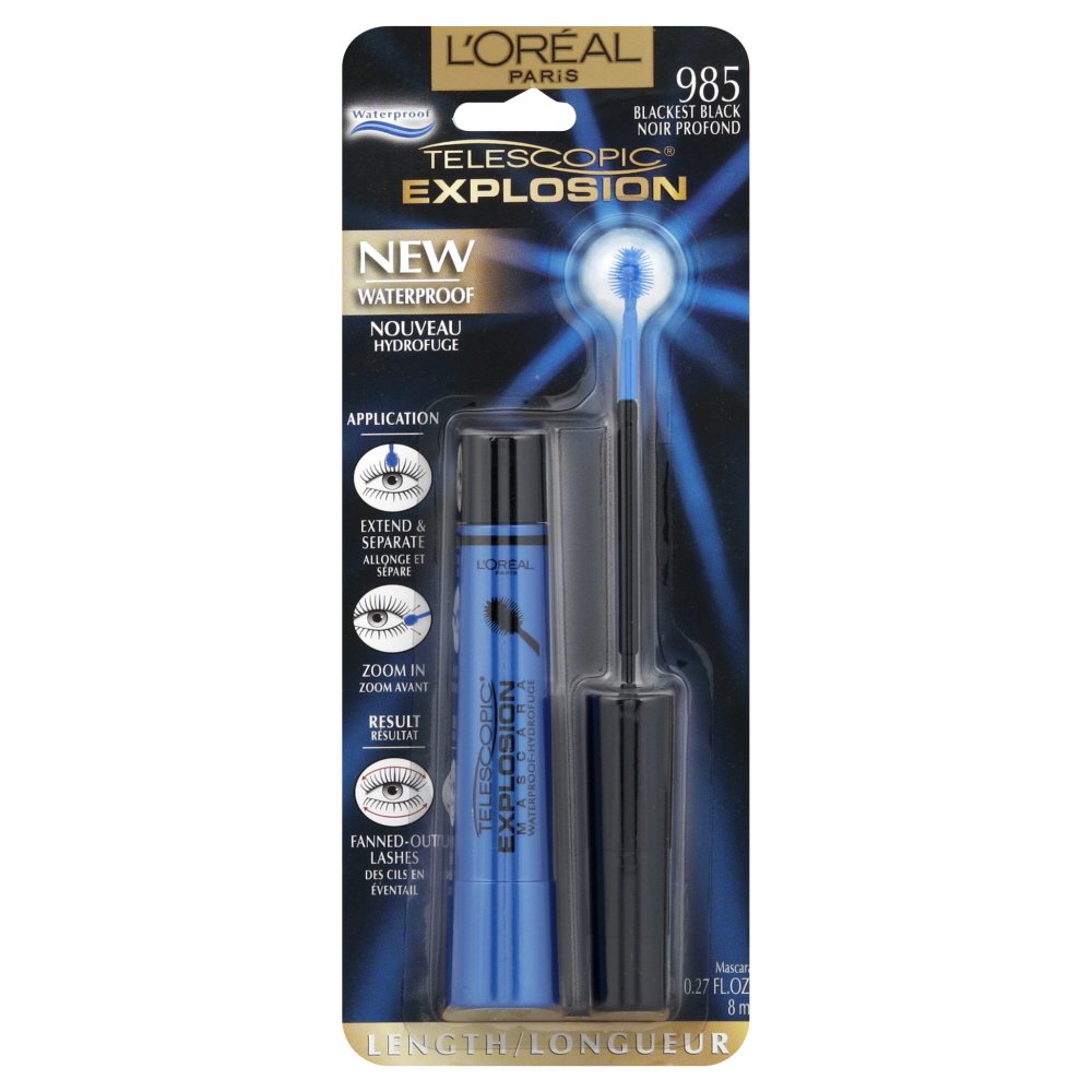 Amazon.com : Telescopic Explosion Mascara by L'Oreal Paris Waterproof ...