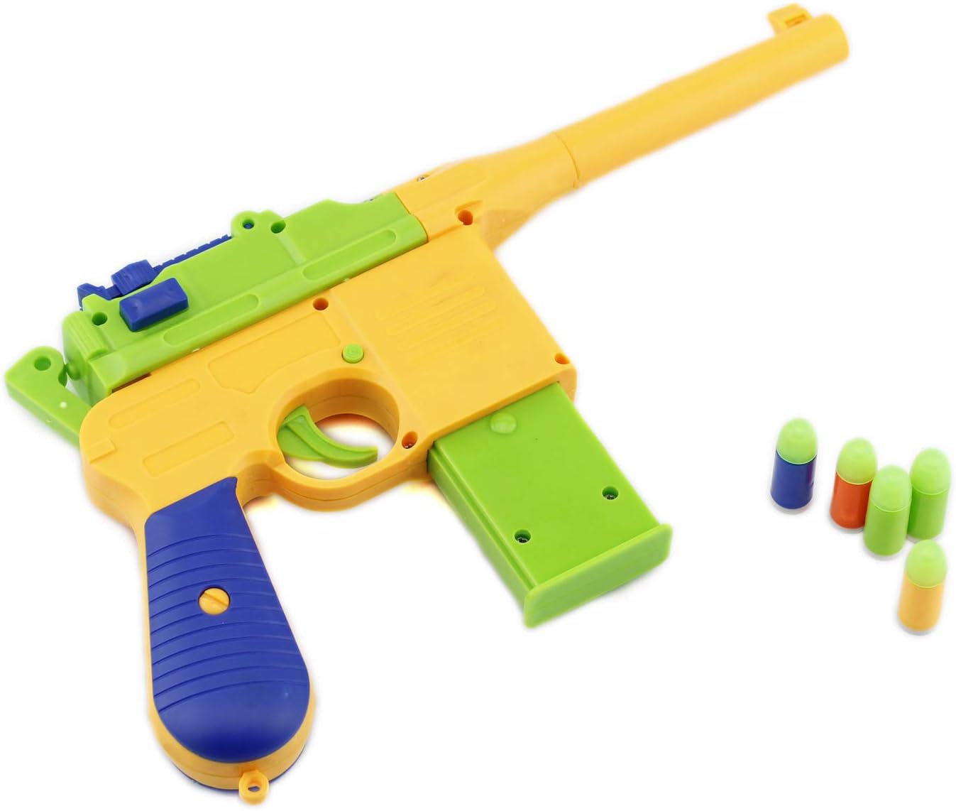 Kandall Toy Gun , Mauser c96 Toy Pistol with 10 Pcs Colorful Soft ...