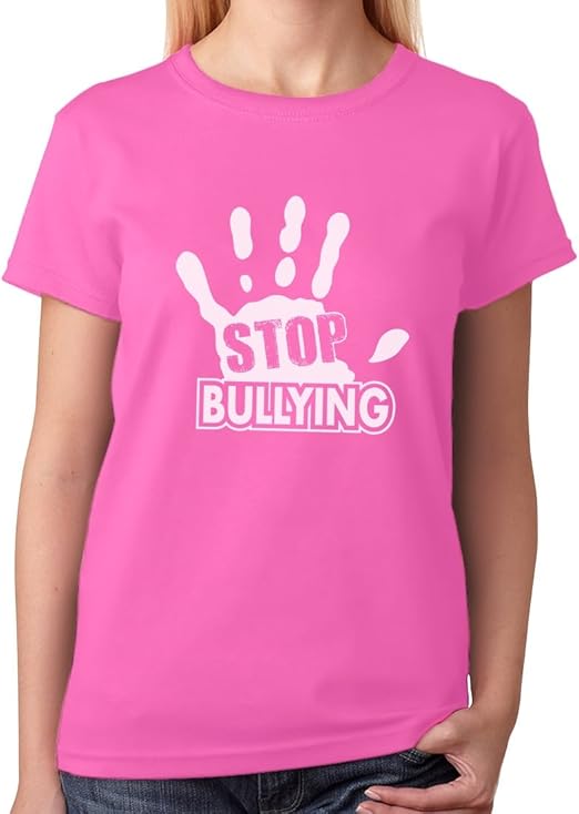 Stop Bullying Speak Up Pink Shirt Day Anti-Bullying Women T-Shirt ...