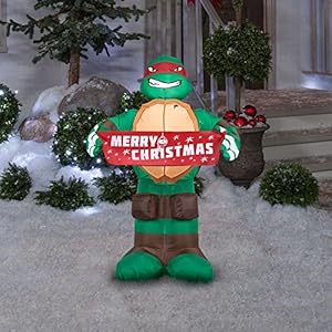 Amazon.com : Teenage Mutant Ninja Turtles Raphael 3.5 Foot Tall ...
