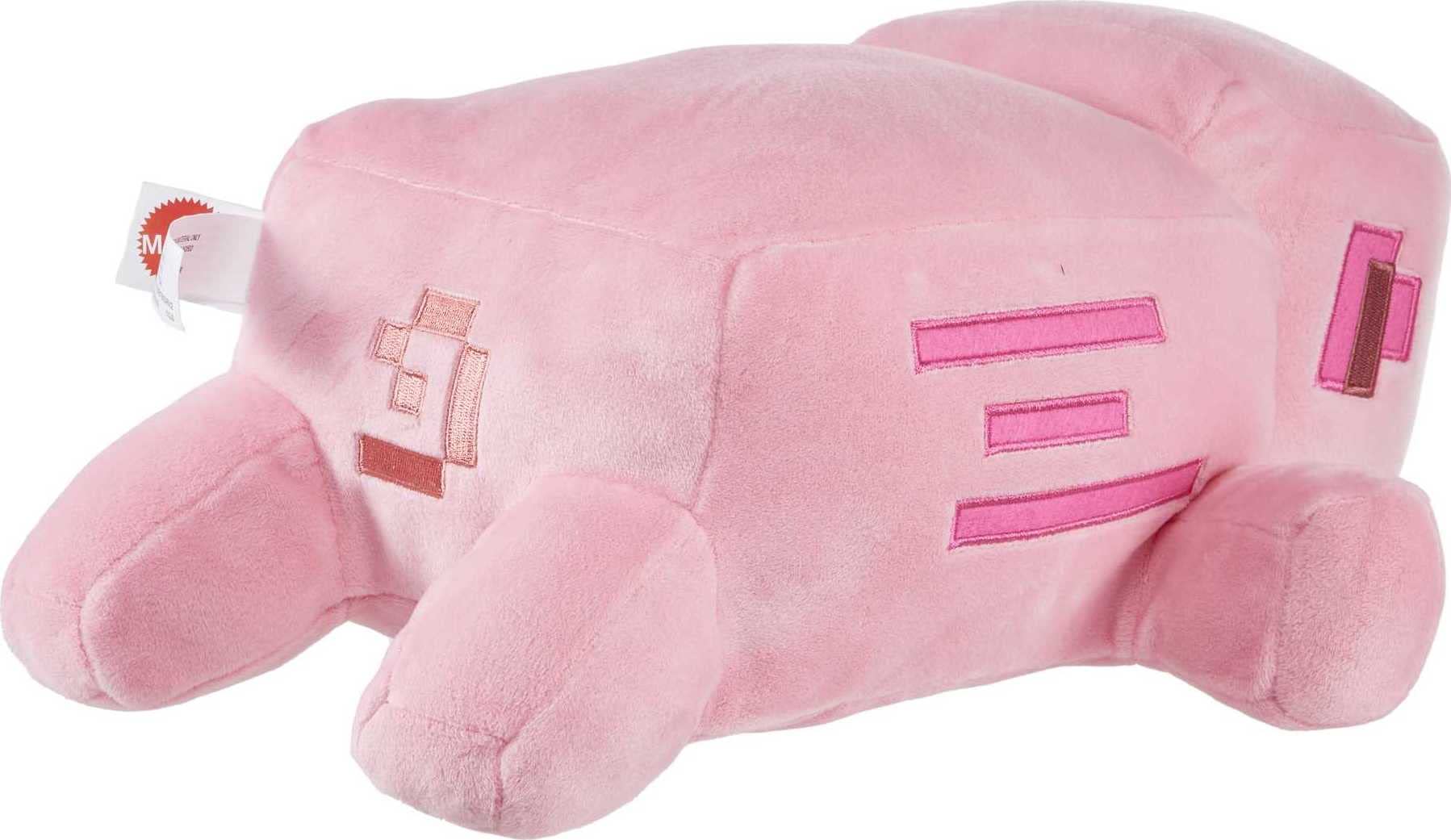 Mua Mattel Minecraft Plush Pig 12-inch Stuffed Animal Figure, Floppy ...