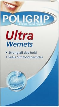 Wernets Polygrip Ultra Denture Fixative Powder - 40 g: Amazon.co.uk ...