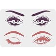 Amazon.com: FINGERINSPIRE Eye Stencils for Painting 11.7x8.3 inch Large ...