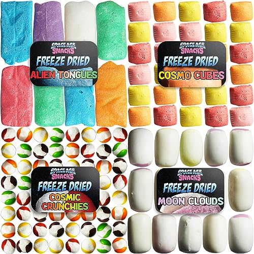 Freeze Dried Candy Variety Pack with 4 Kinds of Freeze Dried Candy ...