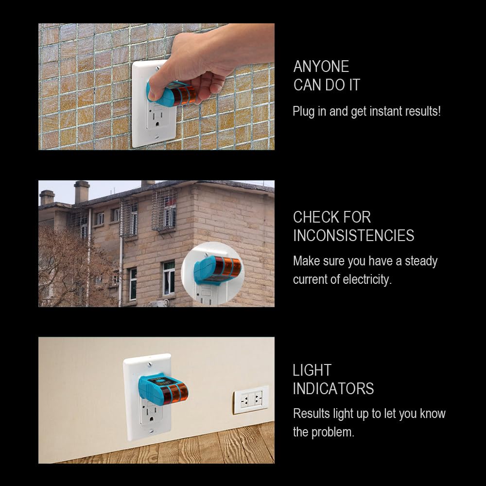 Mua GFCI Electrical Outlet Receptacle Tester,Circuit Tester,GFCI Detect ...