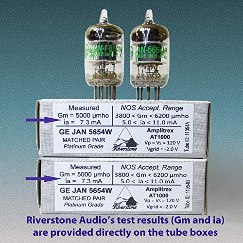Riverstone Audio - Par probado / combinado (2 tubos) Tubos de vacío GE ...