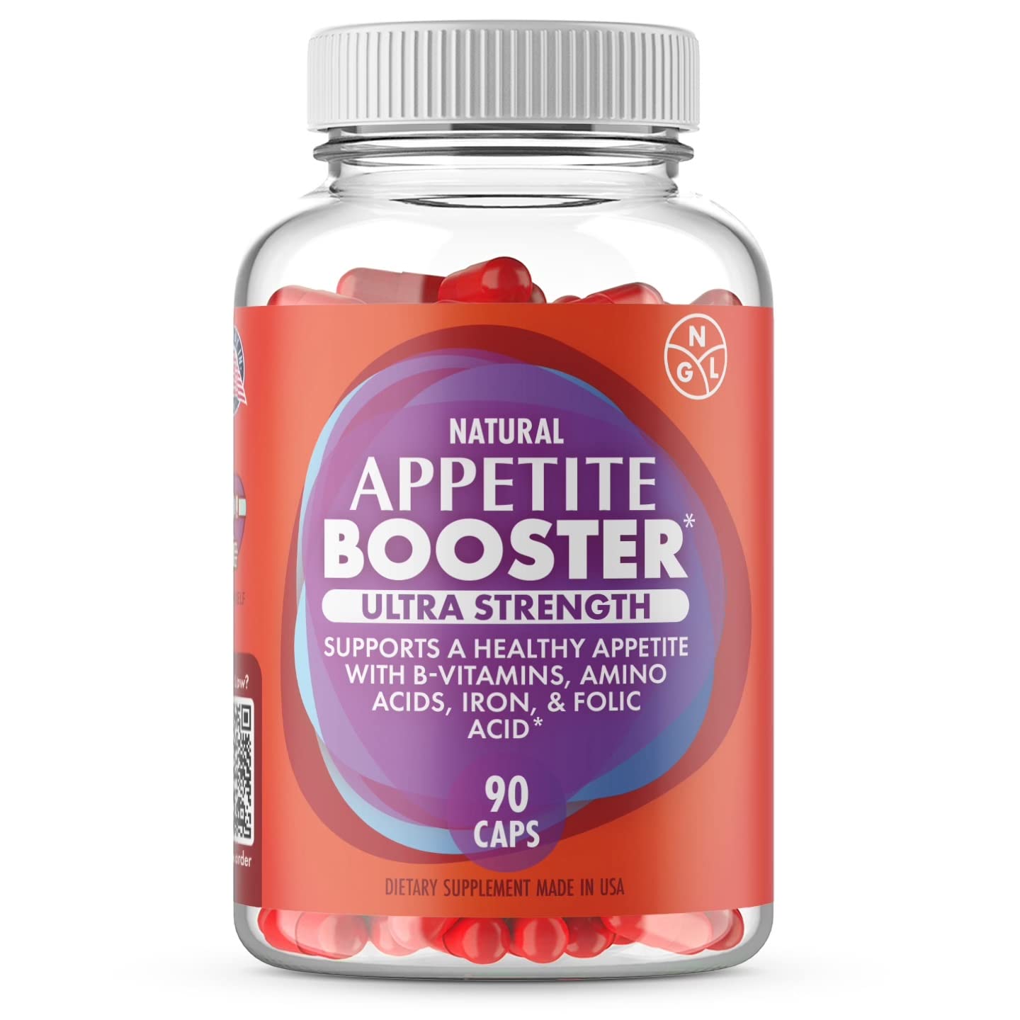 Mua NGL Appetite Booster Pills Extra Strength for Adults Fortified with Lysine, Folic Acid, Iron ...