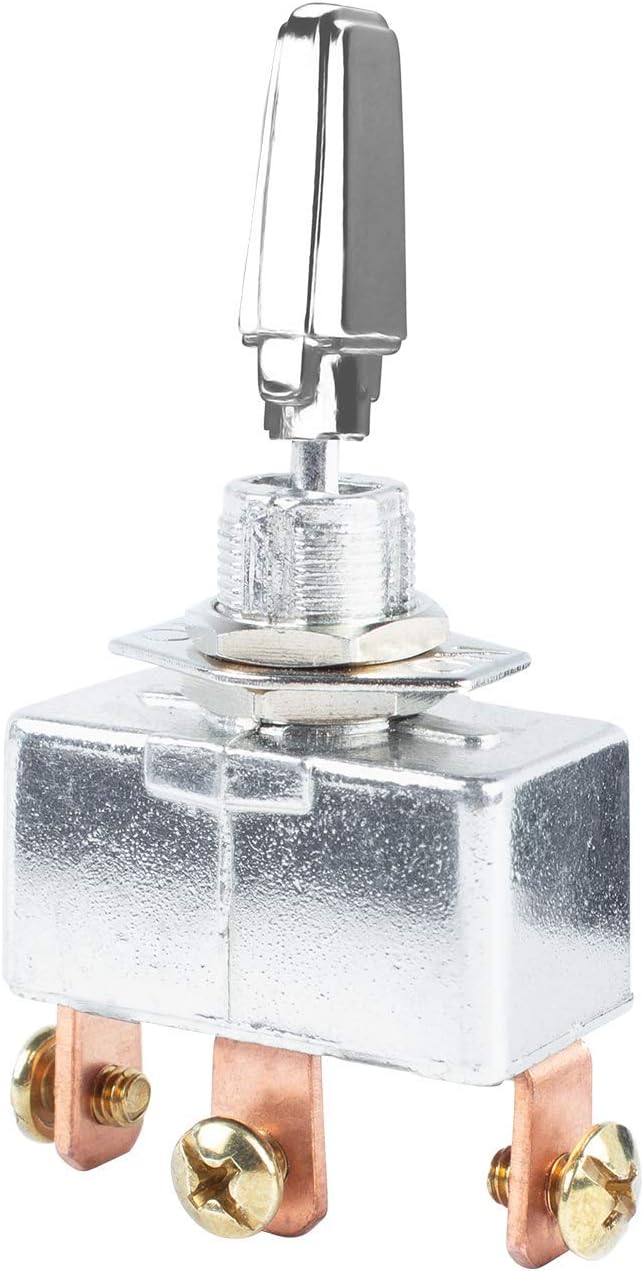 DaierTek 50A 12VDC Toggle Switch Heavy Duty Automotive Metal SPDT ON ...