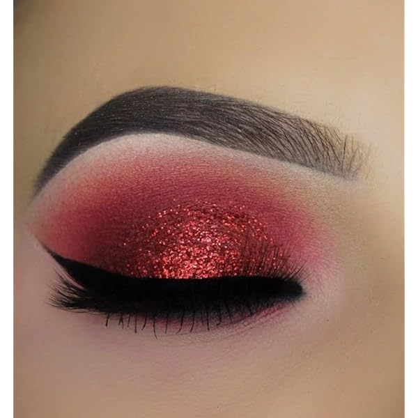 Red Glitter Eye Makeup Purple Eyeshadow Looks | Charlotte Tilbury