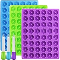 Amazon.com: 3 Pack Mini Round silicone mold,YuCool Nonstick Food Grade ...