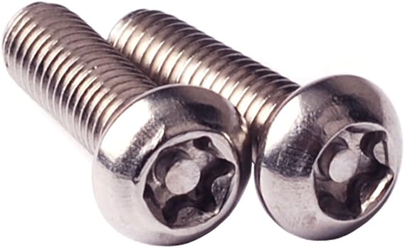 M2 Button Head Tamper Resistant Security Screws,Stainless Steel,Full ...
