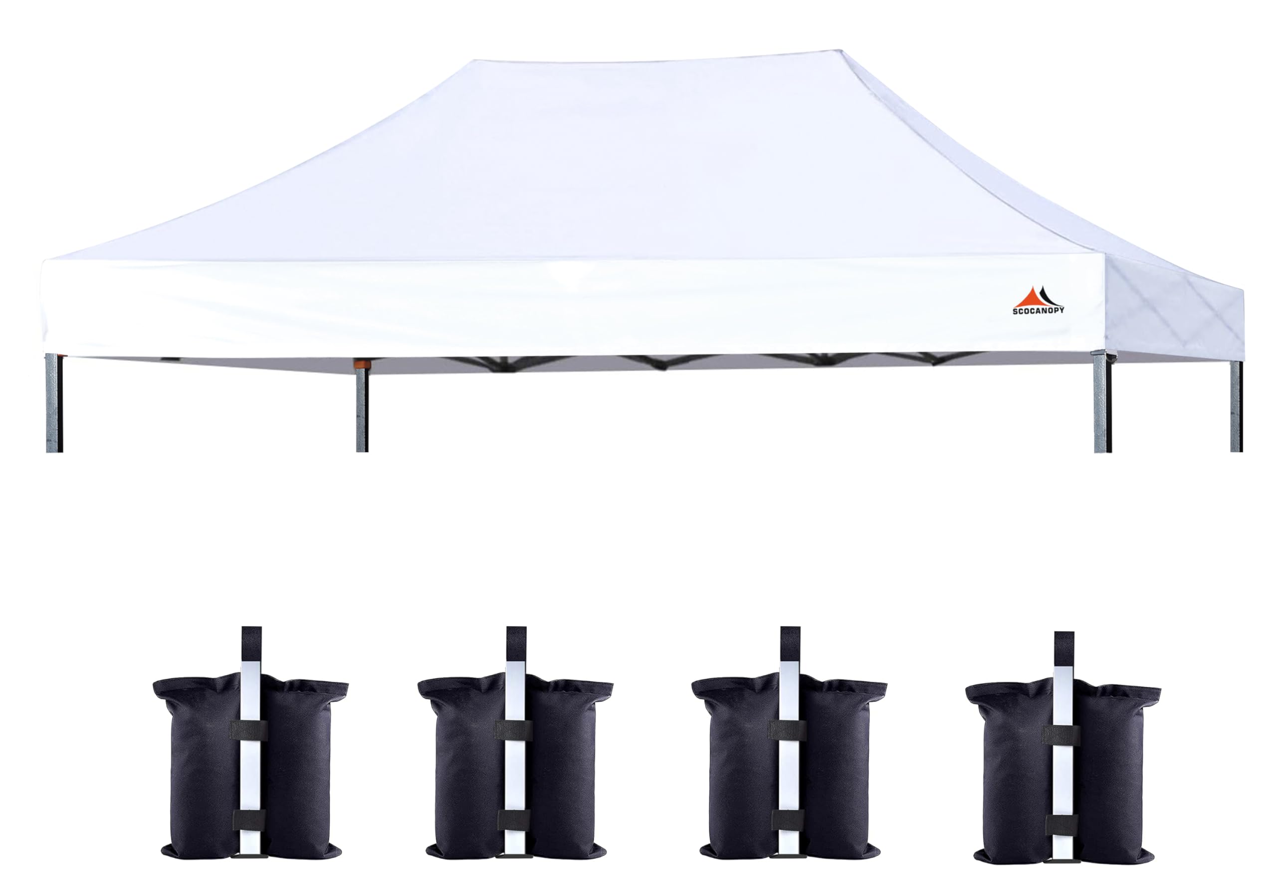 SCOCANOPY 10x15 Canopy Replacement Canopy Top,Canopy Cover ONLY, Bonus ...