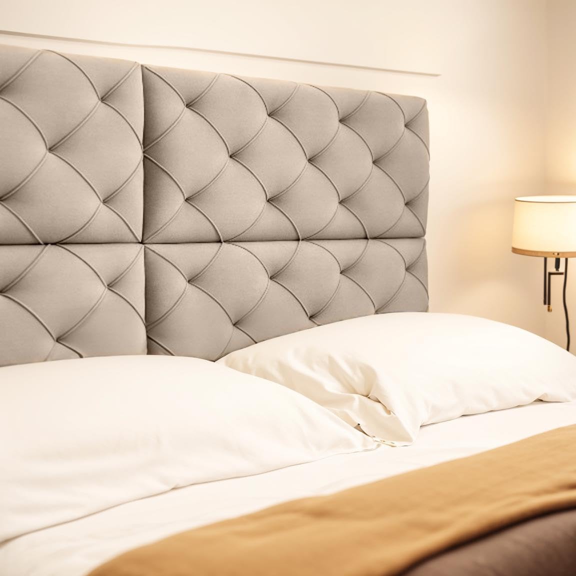 King Headboard Queen Size - Diamond Tufted Twin Headboard - Upholstered ...