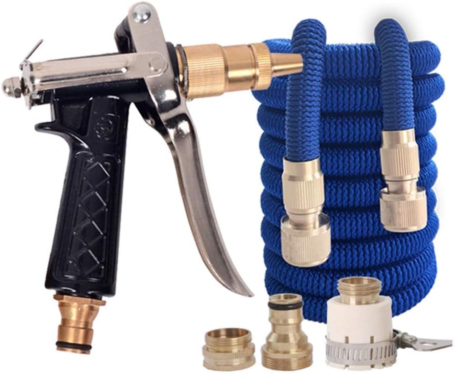 Garden Hose 3 Times Telescopic Hose Household High Pressure Water Gun ...