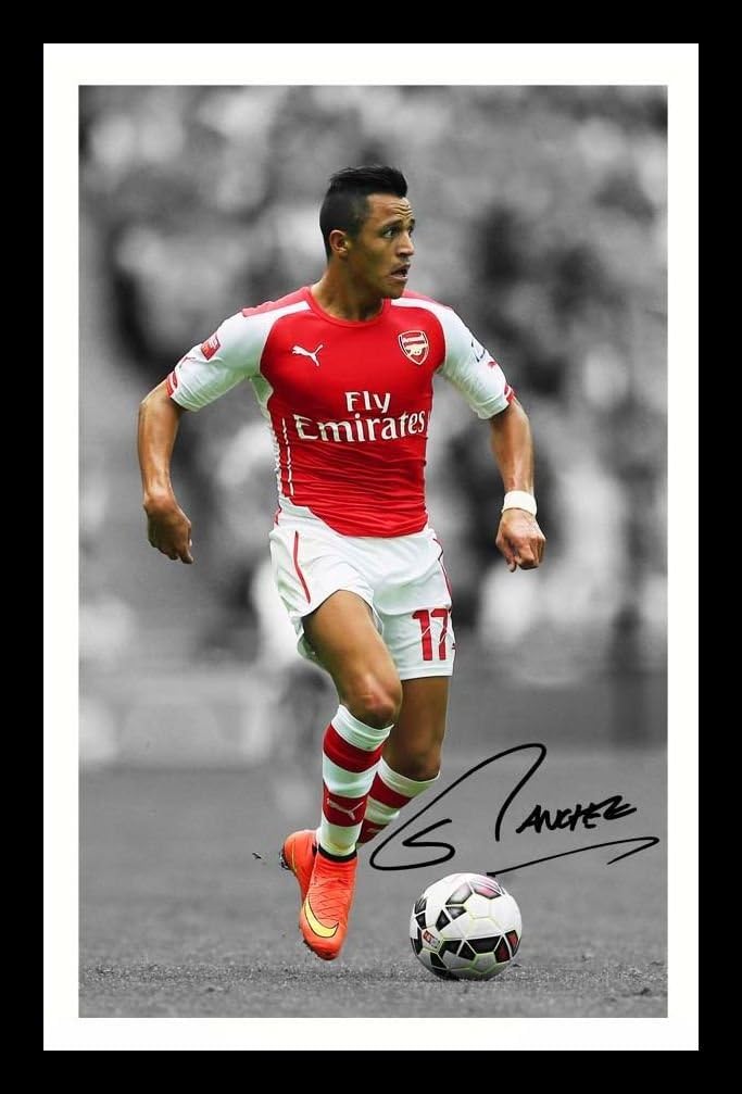 Alexis Sanchez - Arsenal Autographed Signed And Framed Poster Photo ...