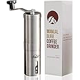 Amazon.com: JavaPresse Manual Coffee Grinder — Stainless Steel Manual ...