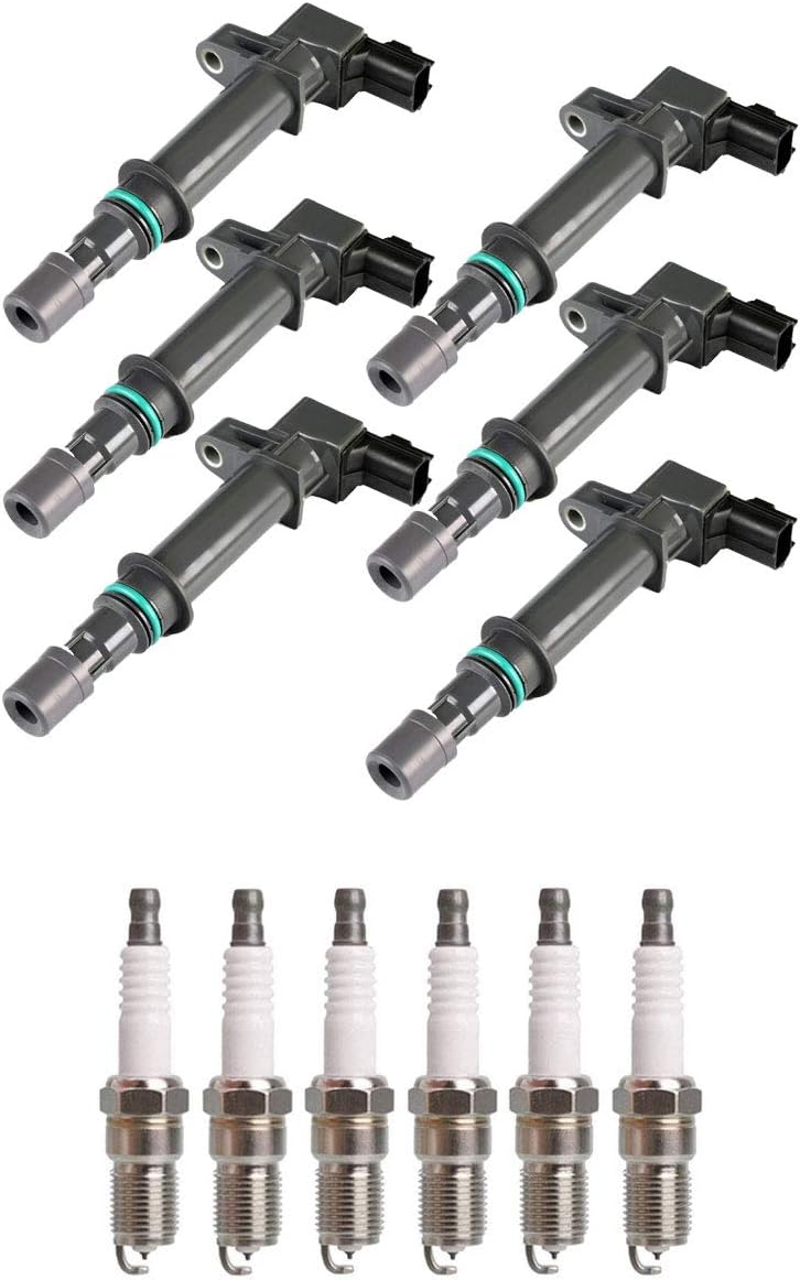 Amazon.com: ENA Ignition Coil and Spark Plug Set of 6 Compatible with 2002-2008 Dodge Ram 1500 ...