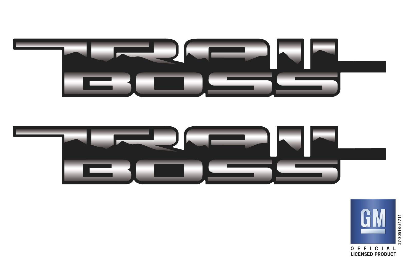 Buy EmblemsPlus 2019 2020 2021 2022 Chevy Silverado Trail Boss 1500 ...