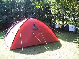 Scafell Rock Eclipse Six Man Family Tent - Red Clay/Charcoal: Amazon.co ...
