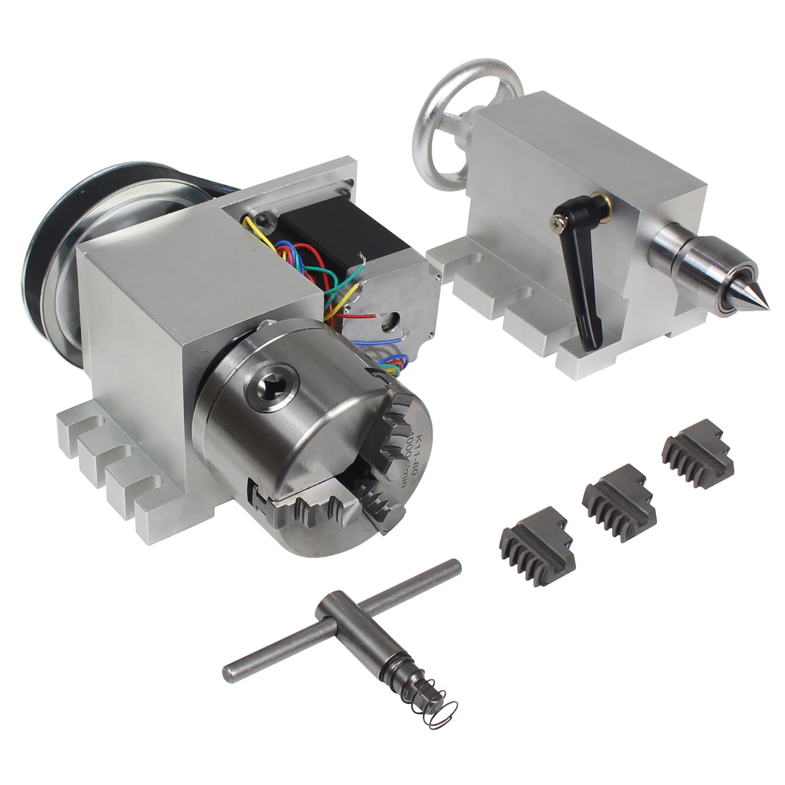 Mua CNC Rotary Axis 4th Axis with 3 Jaw Chuck,CNCTOPBAOS K11-80mm ...