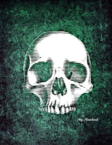 Amazon.com: My Notebook: Abstract Skull Cover Design Notebook/Journal ...