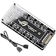 XiFor - Cable ARGB RGBW para ASUS Aura SYNC RGB 10 Hub Splitter SATA ...