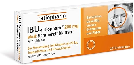 Ibu-ratiopharm 200 akut Tabletten, 20 St. Tabletten: Amazon.de ...