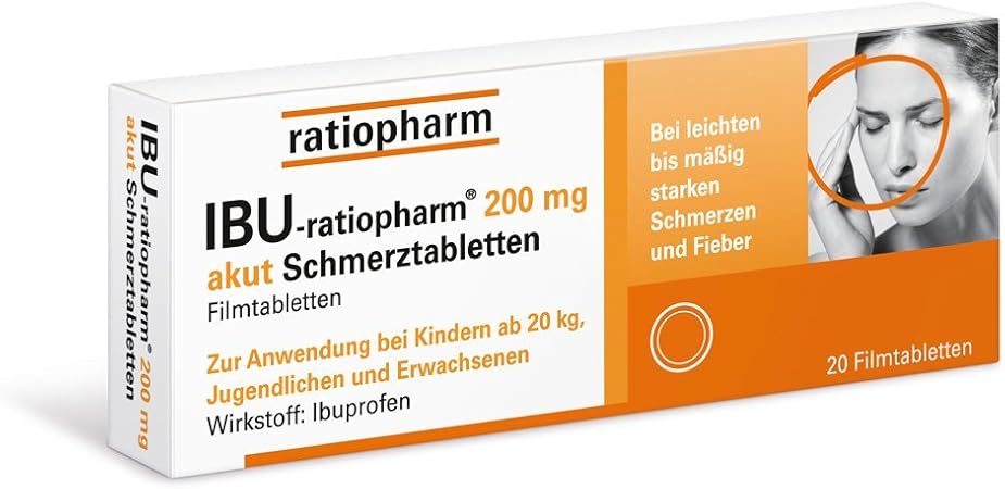 Ibu-ratiopharm 200 akut Tabletten, 20 St. Tabletten: Amazon.de ...