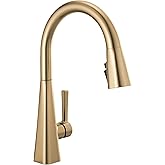 Amazon.com: Delta Essa Brushed Gold Kitchen Faucet with Pull Down ...