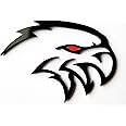 Amazon.com: 2X Hawk Bird Hellhawk Redeye Emblem Logo Compatible with ...