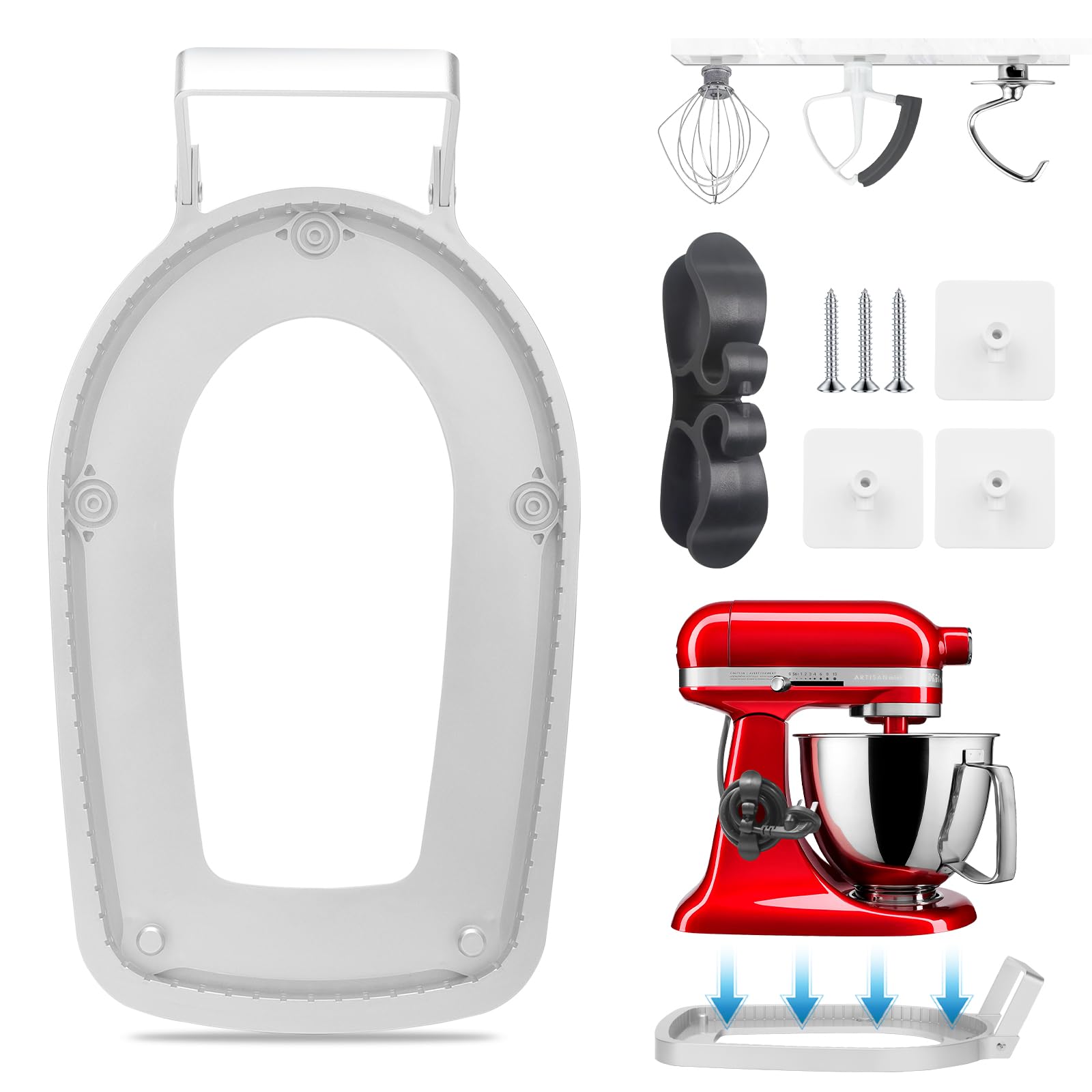 Sliding Mat for Kitchen aid 4.5-5 Qt Stand Mixer with 1Pc Cord ...