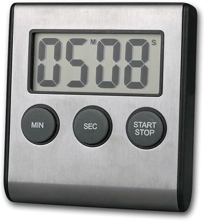 Digital Egg Timer Stainless Steel Timer Egg Timer Clock Countdown ...
