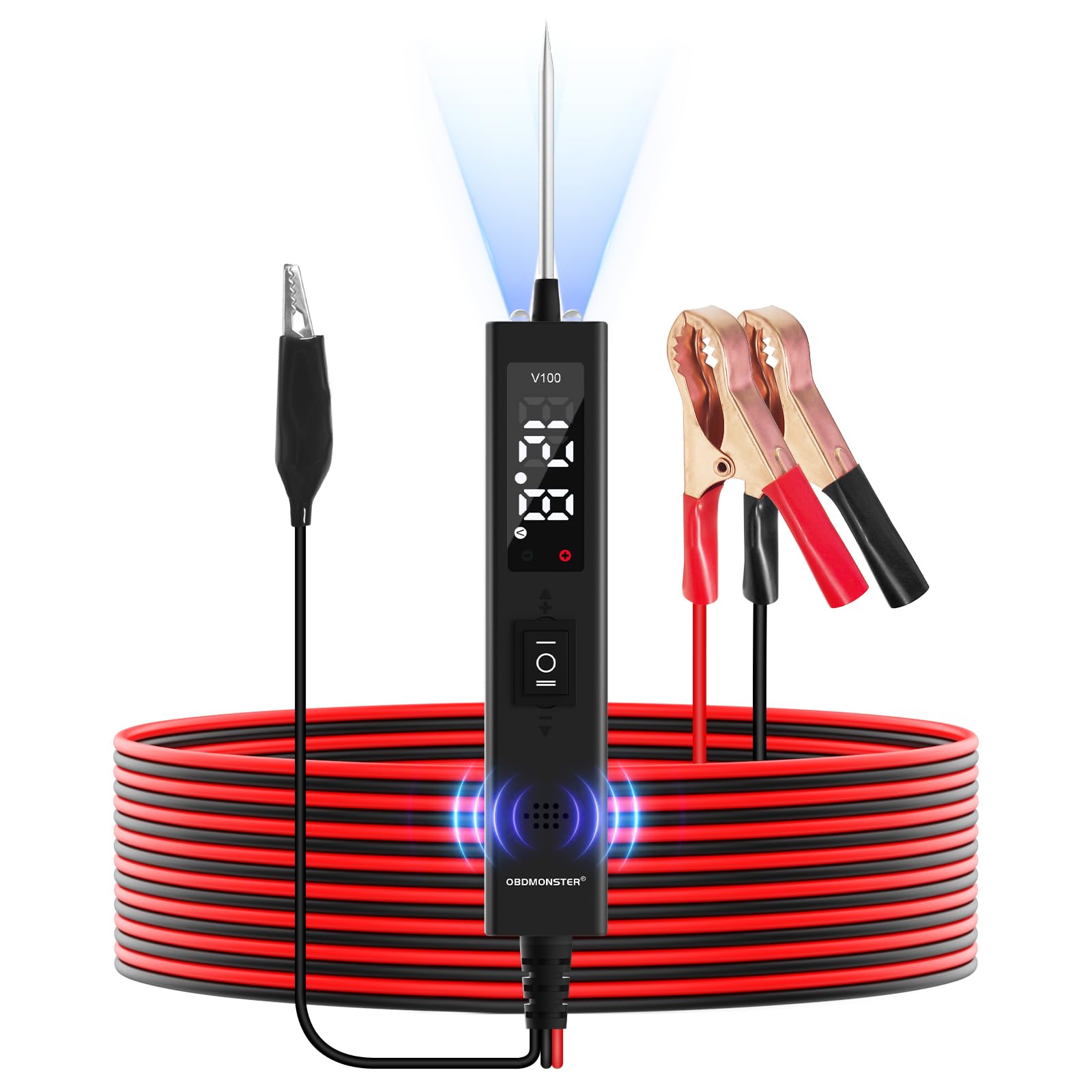 Power Circuit Probe Tester,OBDMONSTER V100 Automotive Circuit Tester, 0 ...