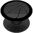 Amazon.com: Basketball Gray Pixel For Boys and Girls PopSockets PopGrip ...