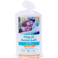 Amazon.com: Fairfield Poly-Fil Extra-Loft Batting King 120" X 120"