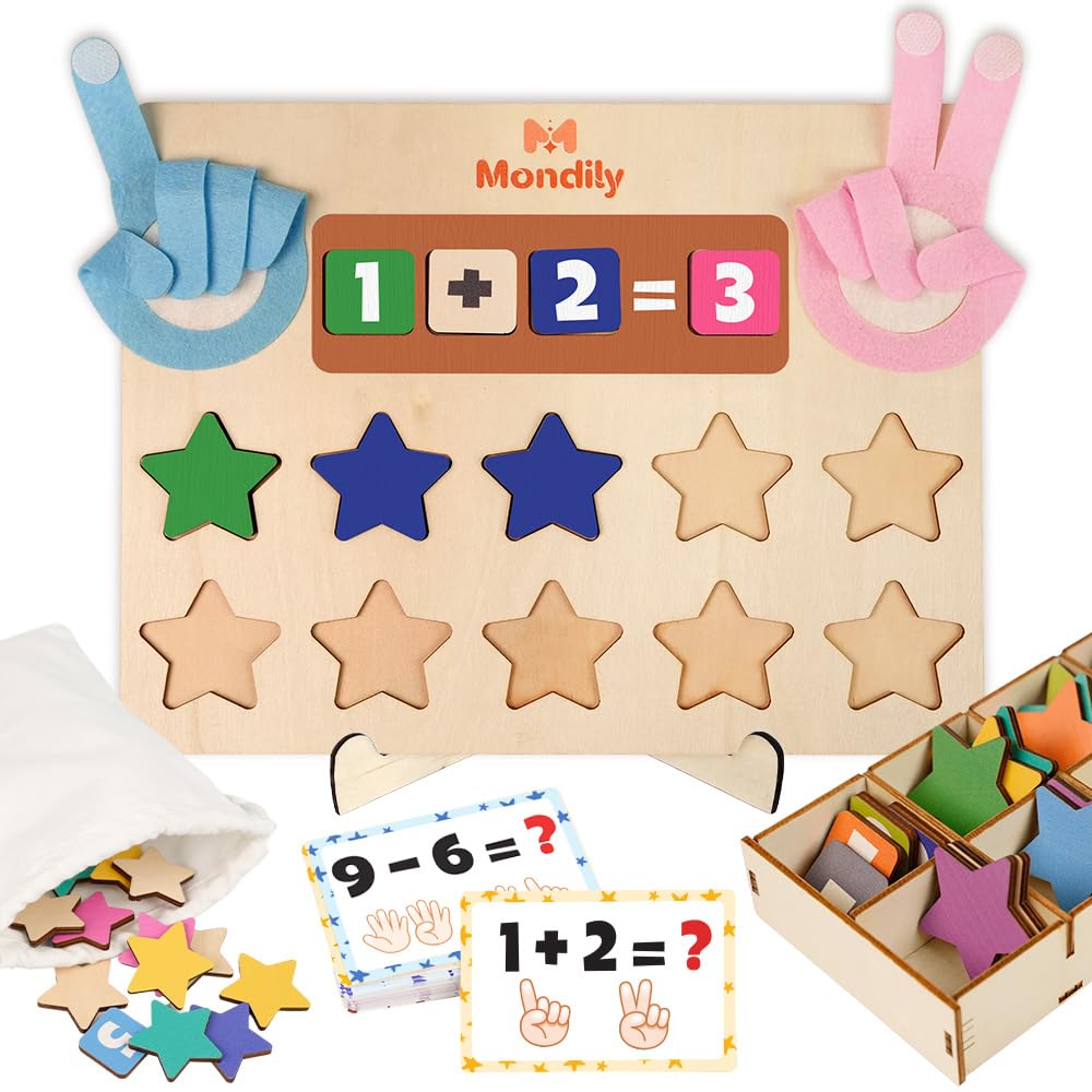 Mondily Educational Math Board Learning, Math Manipulatives & Number ...