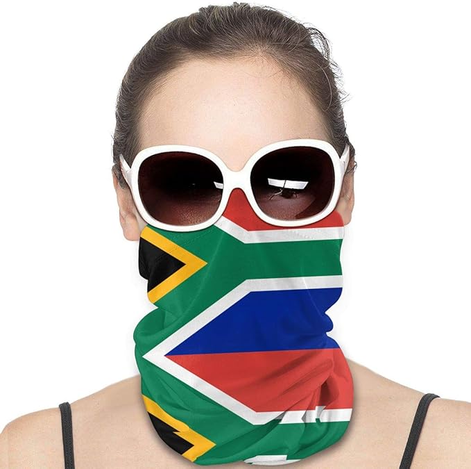 South African Flag Bandana Balaclavas Neck Gaiter Face Cover Shield ...