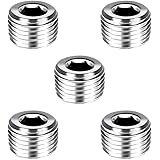 Amazon.com: Joywayus Stainless Steel Internal Hex Countersunk Thread Socket Pipe Plug 1 1/2"NPT ...
