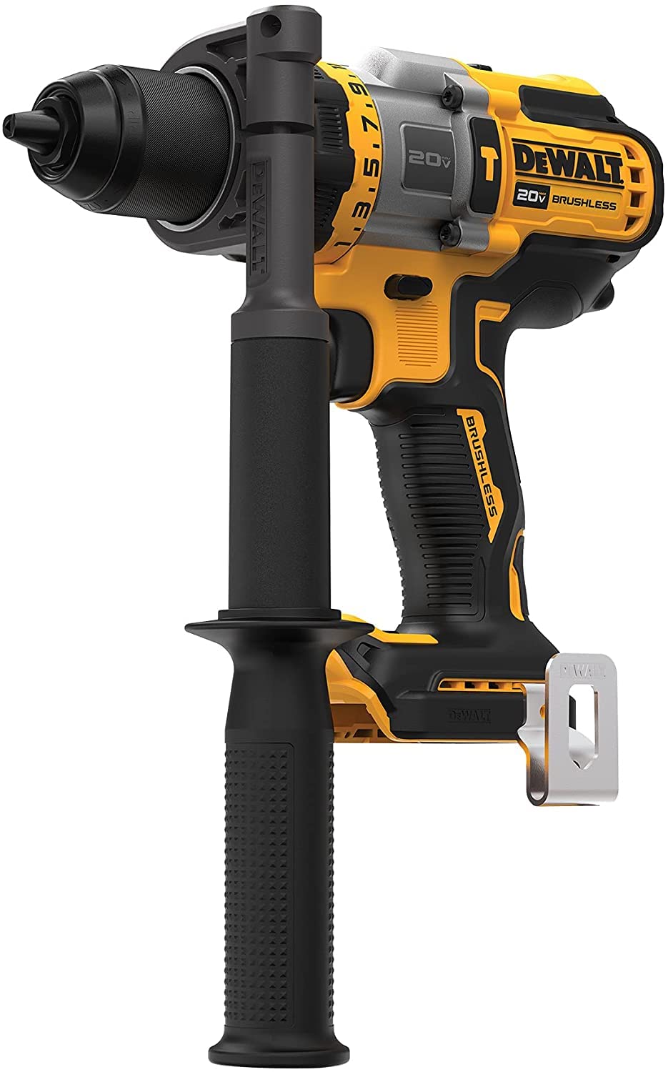 Dewalt DCD999BR 20V MAX Brushless Lithium-Ion 1/2 in. Cordless Hammer Drill Driver with FLEXVOLT ...