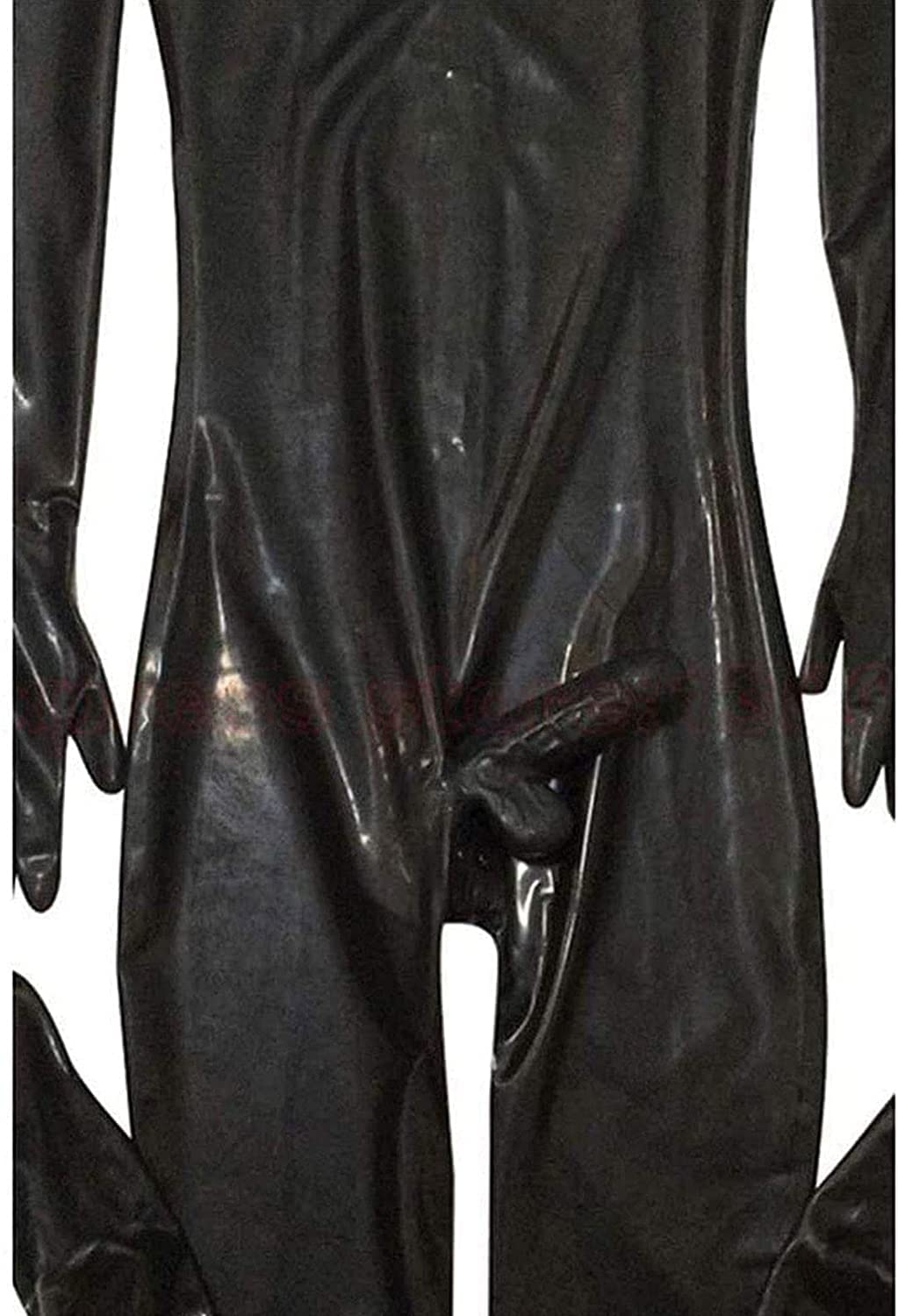 Mua Men's Patent Leather Jumpsuit Latex Catsuit Sexy Wetlook Zipper Cosplay Clothes trên Amazon ...