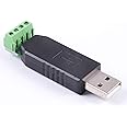Amazon.com: usangreen USB to RS232 Serial Adapter 4 Pin Terminal Block TXD RXD GND VCC Pinout ...