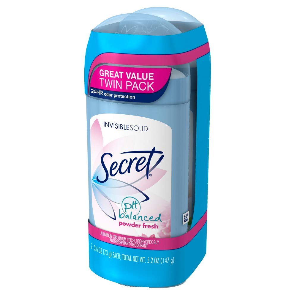 Amazon.com : Secret Antiperspirant/Deodorant, Invisible Solid, Powder ...