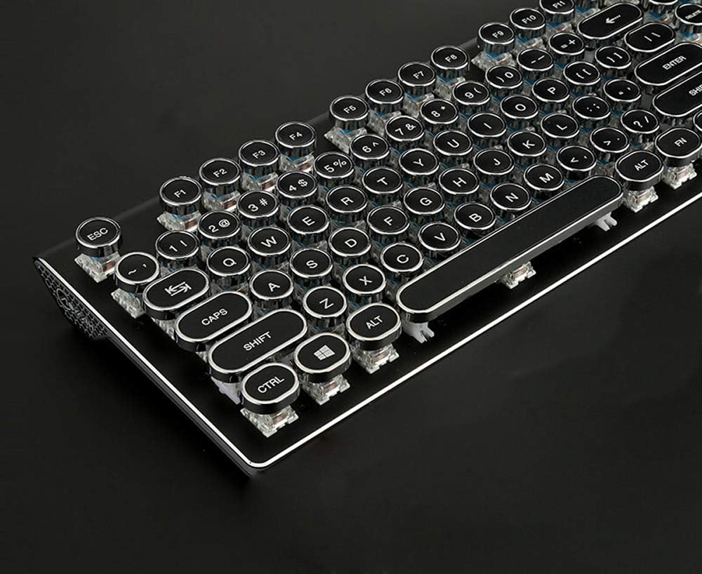 Amazon.com: DoubleW Typewriter Keyboard with LED Backlit & Sidelight ...