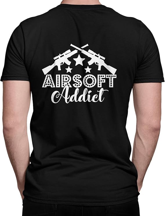Airsoft T Shirt Gifts, Airsoft Addiet 100% Cotton Tee: Amazon.ca ...