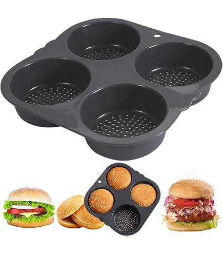 Sub Roll Baking Pan Set Of 3 Silicone Baguette Pan,Nonstick Bread Loaf ...