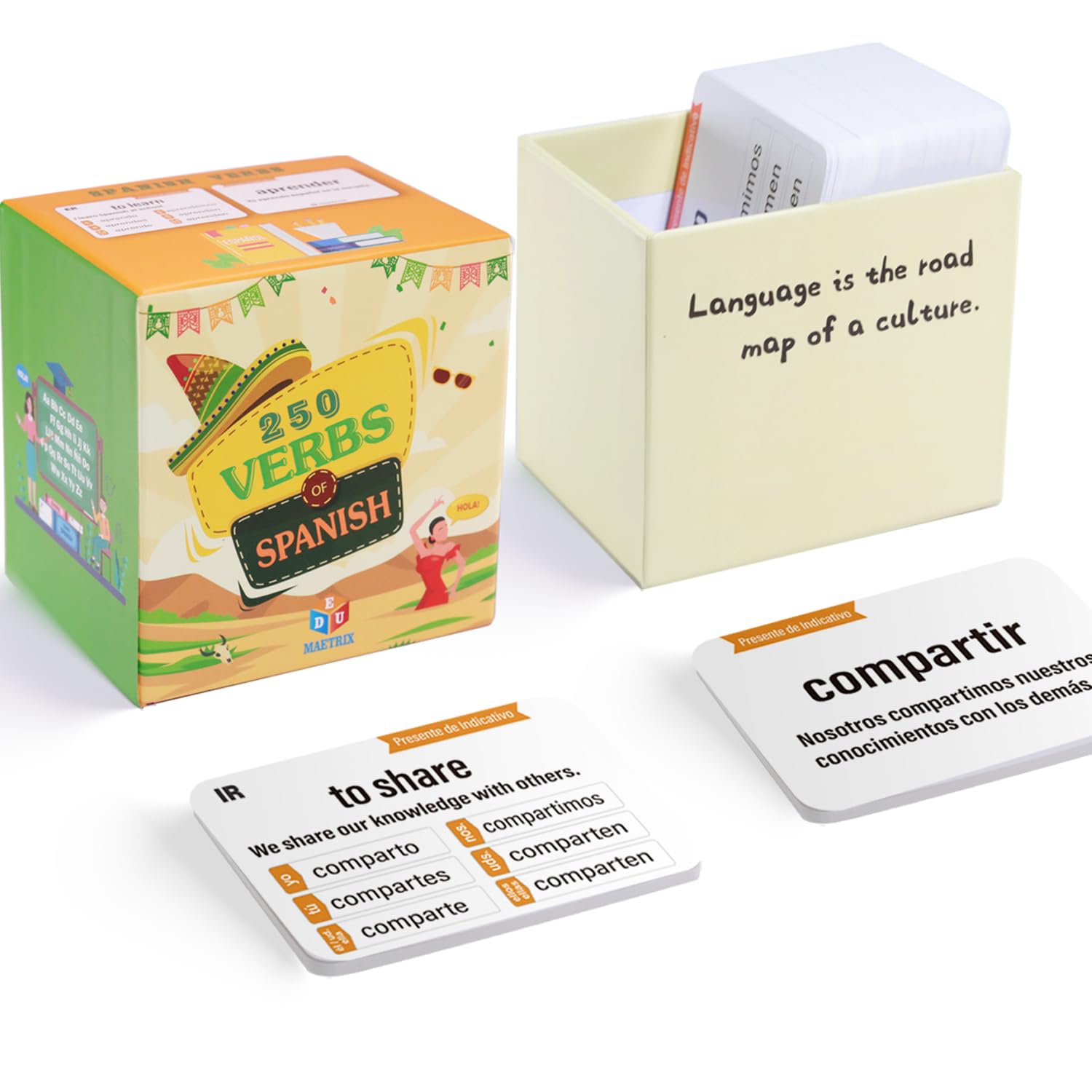 Mua 200 Spanish English Bilingual Verbs Verbos Conjugation Presente ...