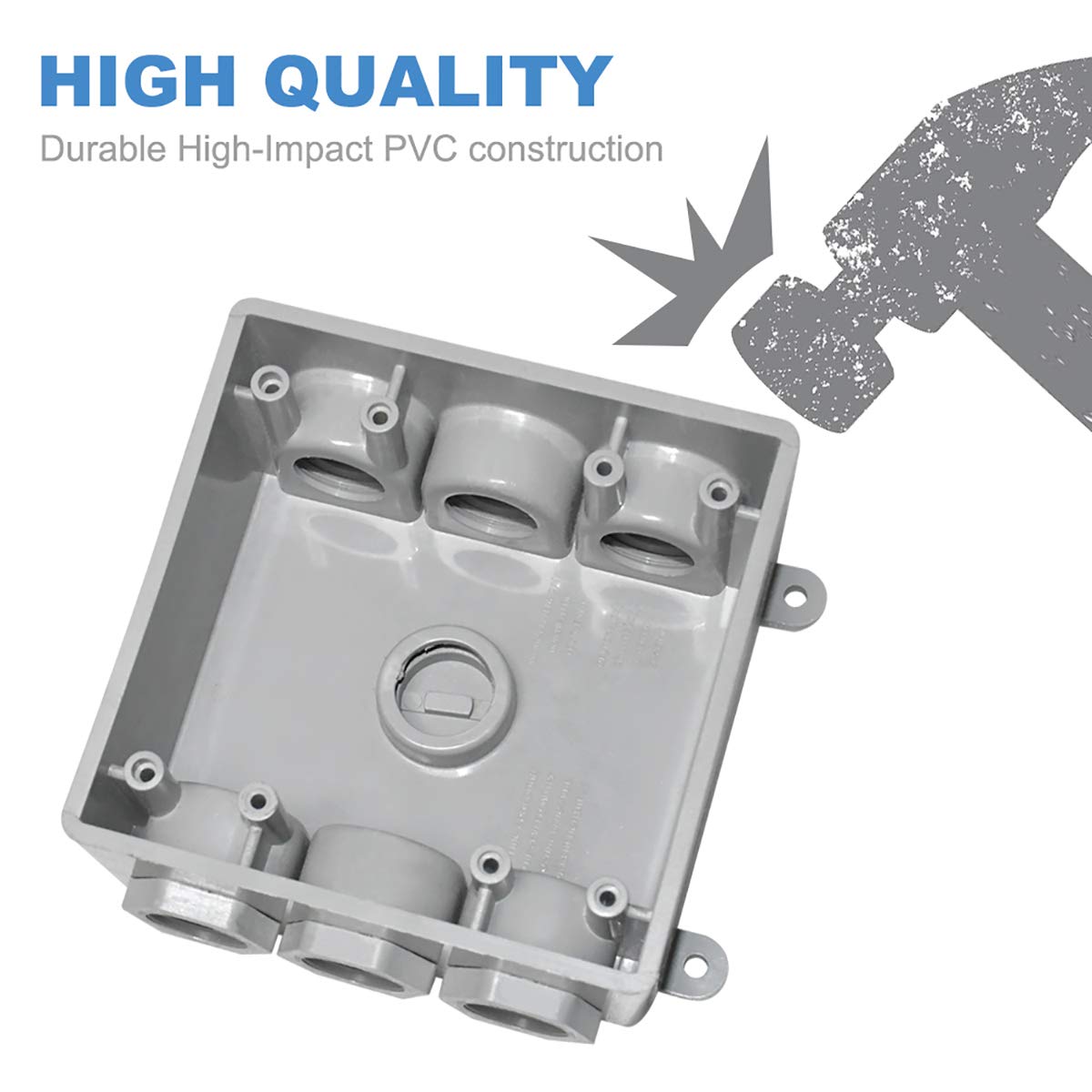 Mua Two Gang electrical box, Suitable 1/2-Inch or 3/4-Inch electrical ...