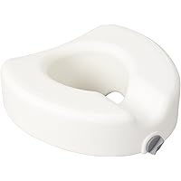 Amazon.com: Drive Medical 12014 Premium Raised Toilet Seat with Lock ...