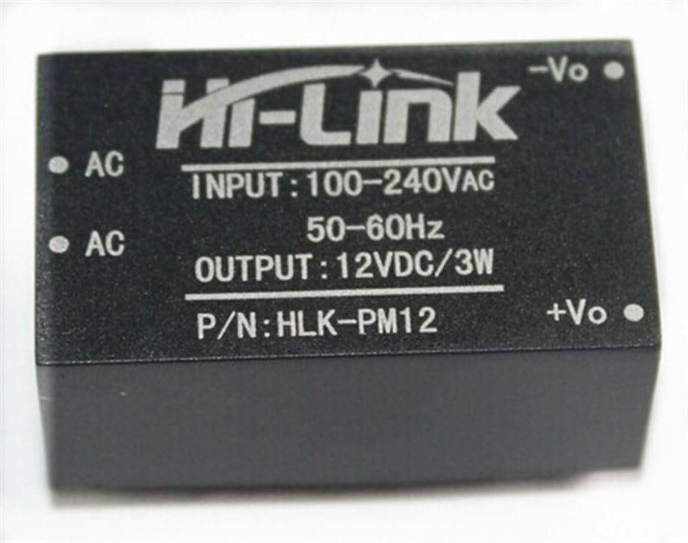Amazon.com: Hi-link 5PCS Power Supply Module Converter HLK-PM12 AC-DC ...